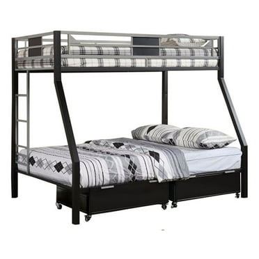 Metallic Twin/Twin Bunk Bed, Gold - Walmart.com