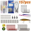 Saltwater Fishing Tackle Kit Surf Fishing Gear Ocean Saltwater Lures ...
