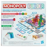 Monopoly Builder Strategy Board Game with Travel, for Kids and Adults ...