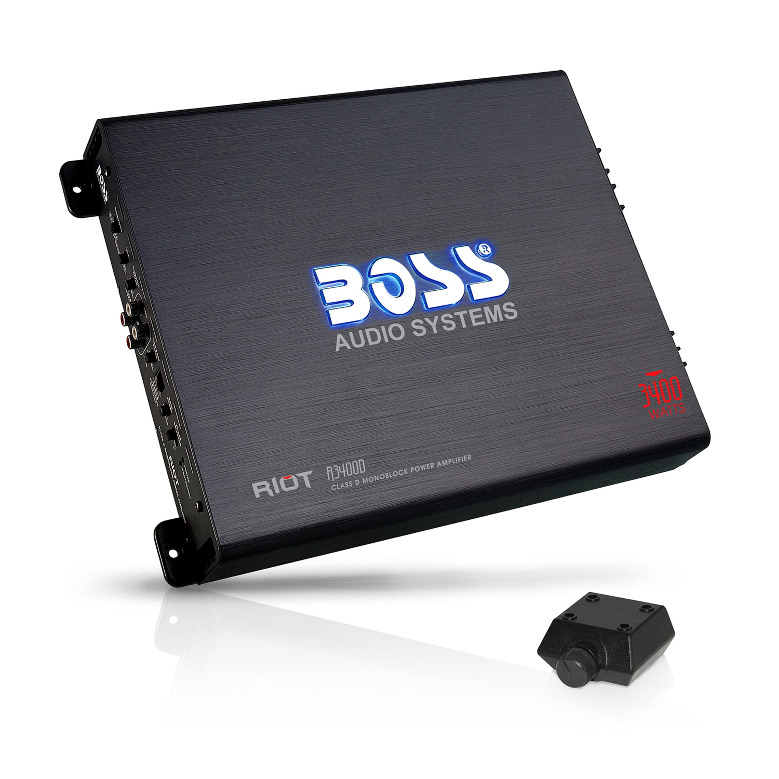 BOSS R3400D Riot 3400W Mono Block Class D Car Audio Power Amplifier Amp ...
