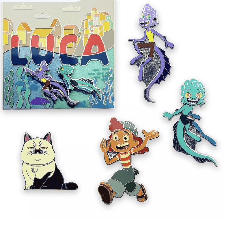 Disney Pixar Luca Limited Edition Pin Set of 5 New with Card - Walmart.com