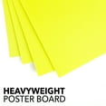 Pen Gear Neon Yellow Heavy Weight Poster Board, 22" x 28", Display ...