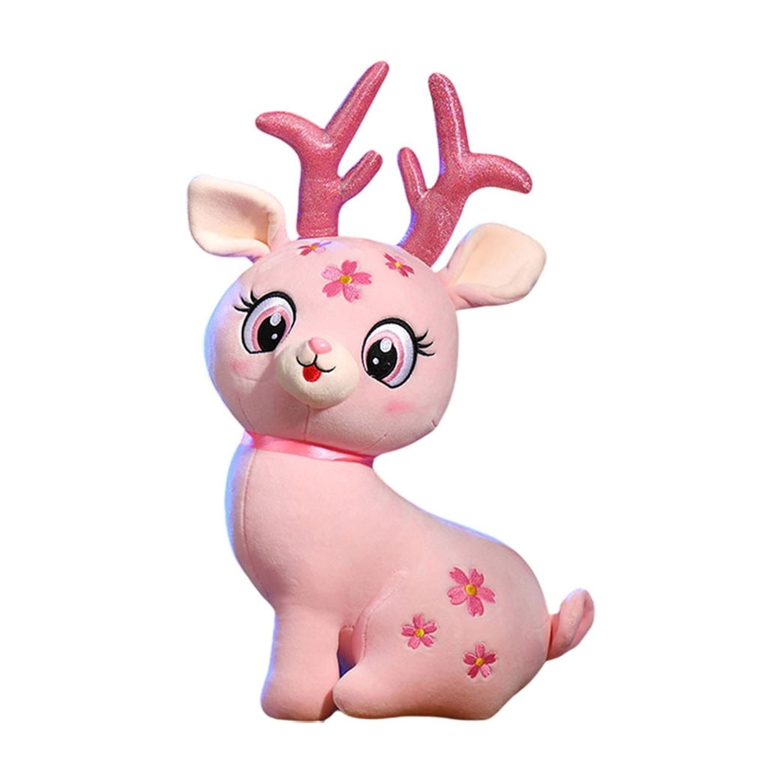 Click here for Generic Pink Plush Deer Toy Stuffed Animal Pillow... prices