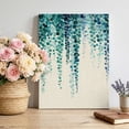 Blue Eucalyptus Leaves Canvas Wall Art for Living Room, Summer ...