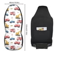 Cartoon Vehicles Car Seat Covers Front Seats Universal Fit for Sedan ...