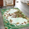 Cartoon Raccoons 2.7'x5' Rug for Office Desk Chair Area Small Bedroom ...