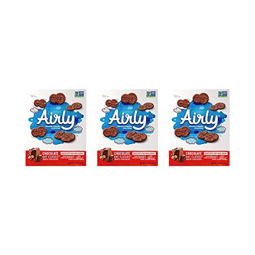 Airly Baked Snack Crackers, Eco-Friendly Oat Clouds Packed with Flavor ...
