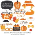 Big Dot Fall Pumpkin - Halloween/Thanksgiving Party Photo Booth Props ...