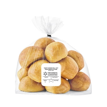 Freshness Guaranteed Hard Rolls 16 oz 12 Count Bakery Baked Sandwich ...