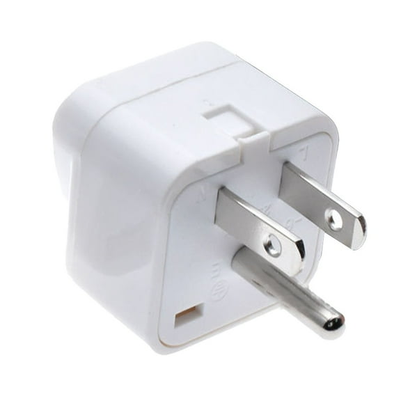 Maximm 3 Prong Plug Adapter, Grounding Converter, 3 Pin to 2 Pin, ETL ...