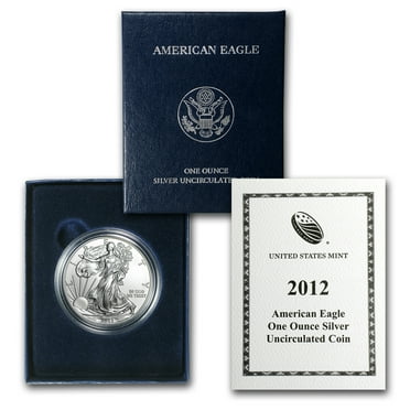 2012 1 oz American Silver Eagle Coin BU - Walmart.com