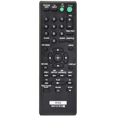 Mugast DVD Remote Control Replacement for Sony DVP-NS710H DVP-SR101P ...