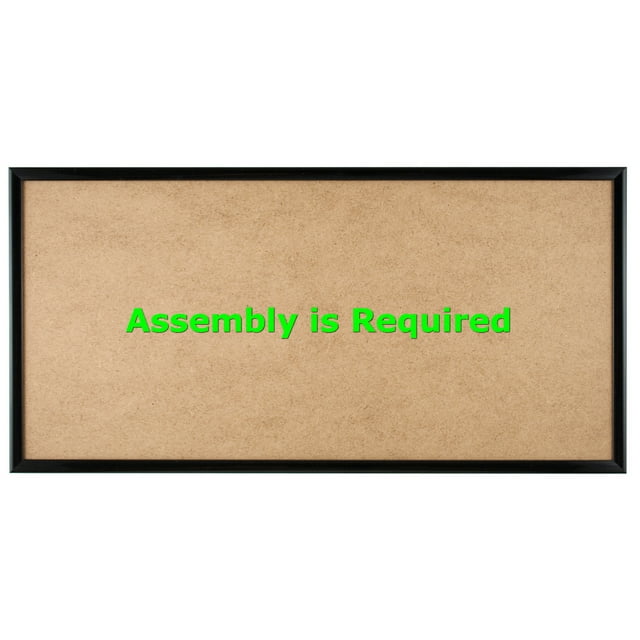 Quadro Frames 8x16 inch Picture Frame, Black, Style P375-3/8 inch Wide ...