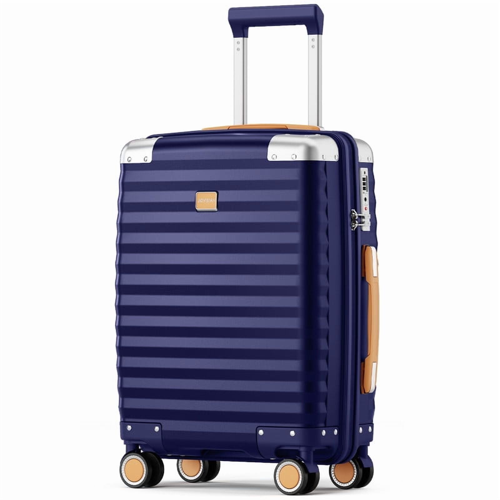 Joyway 20-Inch Carry-On Luggage with Metal Corner Protectors, TSA Lock ...