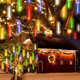 Upgraded LED Meteor Shower Lights, Waterproof Christmas Decor, 50cm 10 ...