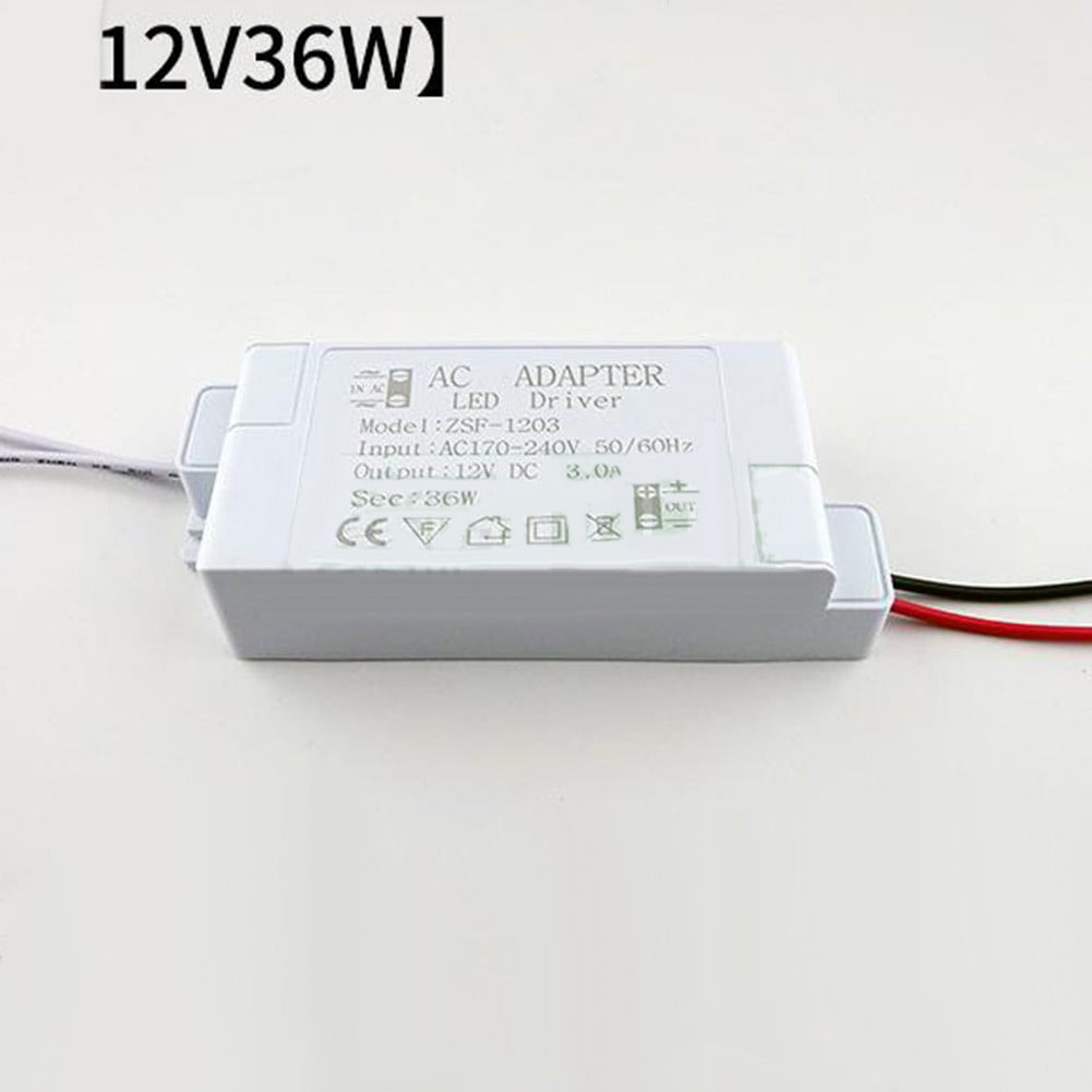 LED Driver Adapter AC 220 -240V To DC 12V Transformer Power Supply LED ...