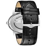 Bulova Men's Classic Automatic Leather Watch 96C131 - Walmart.com