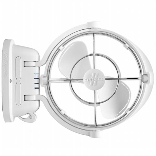 Sirocco II 3-Speed 7 in. Gimbal Fan - White - 12-24V - Walmart.com