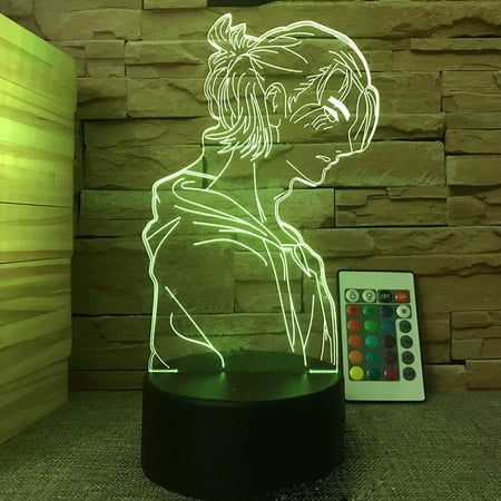 Attack on Titan 3D Night Lamp Anime Anime 3D lamp 3D LED Anime Lamp ...