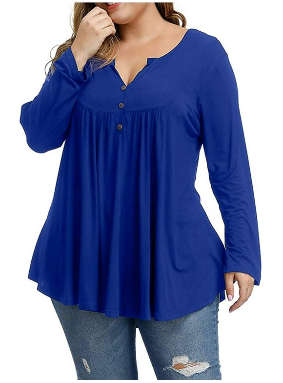 Women's Plus Size Denim Shirts