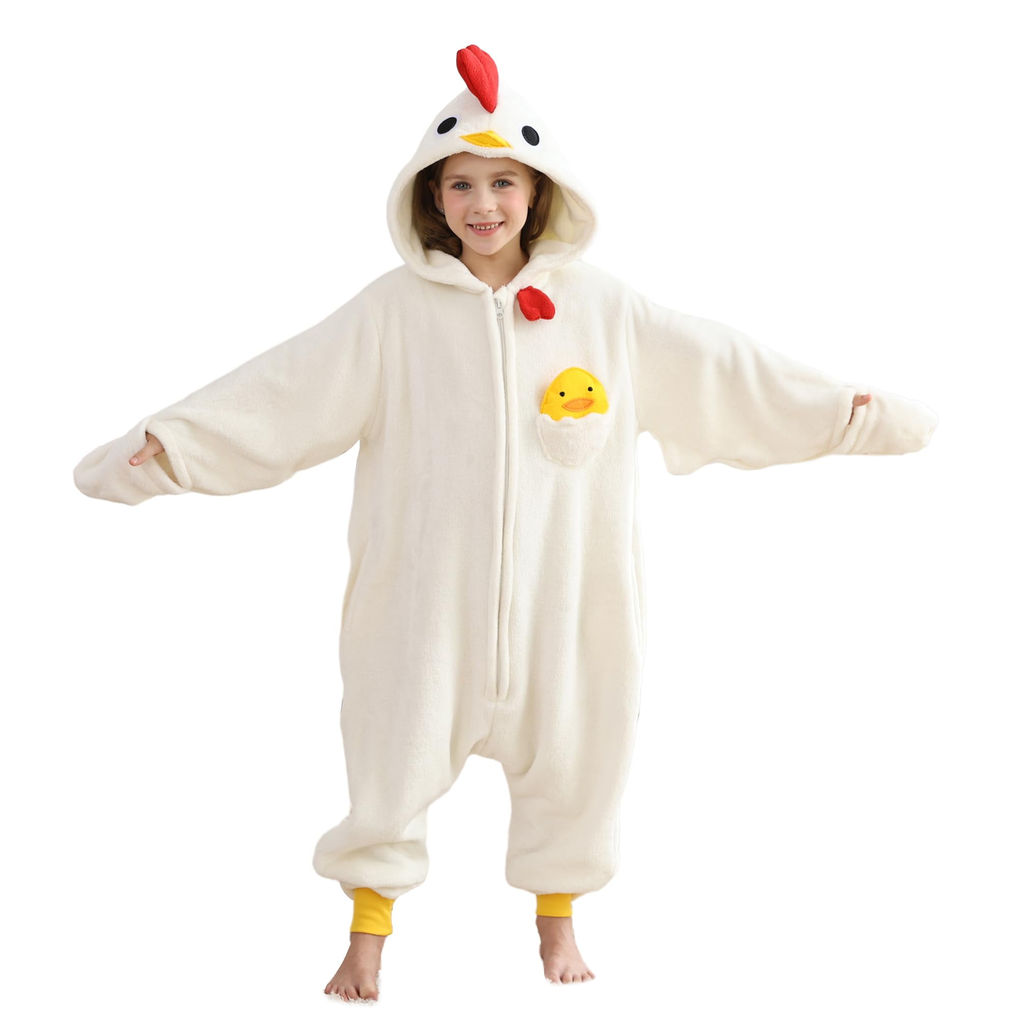 Pijama unisex SimZoo Kids Animal Chicken de 3 a 11 años | Walmart en línea