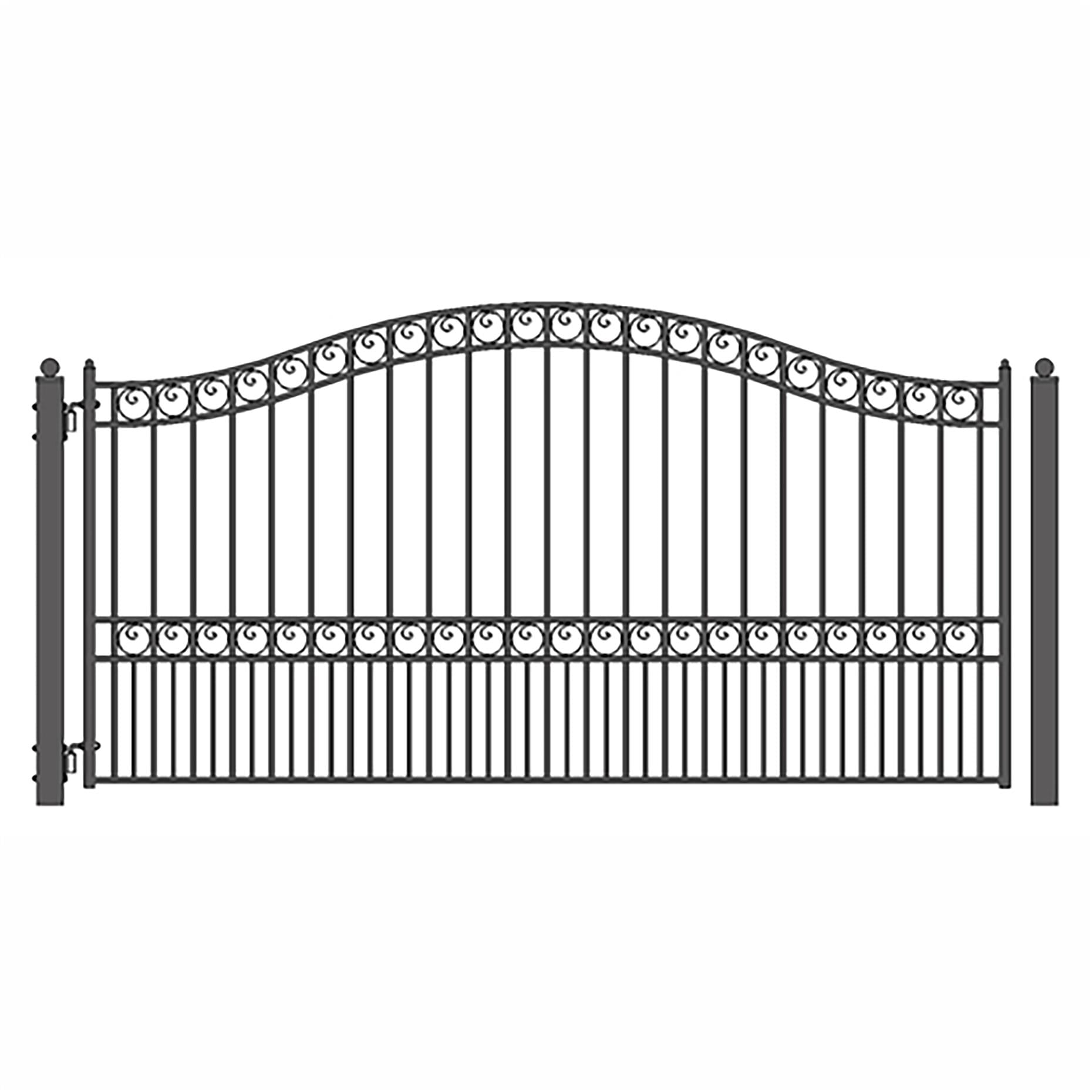 Click here for Aleko Garden Yard Steel Single Swing Driveway Gate... prices
