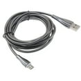 2-Port USB Car Home Charger w 6ft Metal USB Cable M7R for Blackberry ...