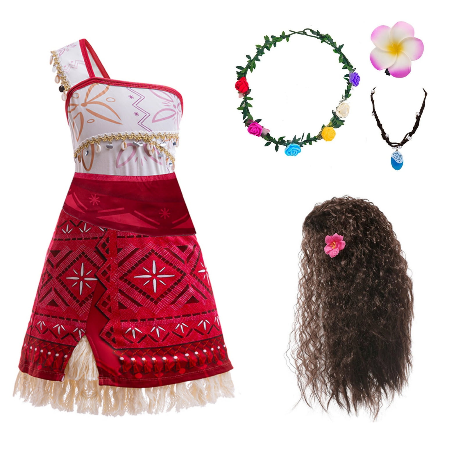 Click here for Hawee Girls Princess Moana 2 Dress Cosplay Adventu... prices