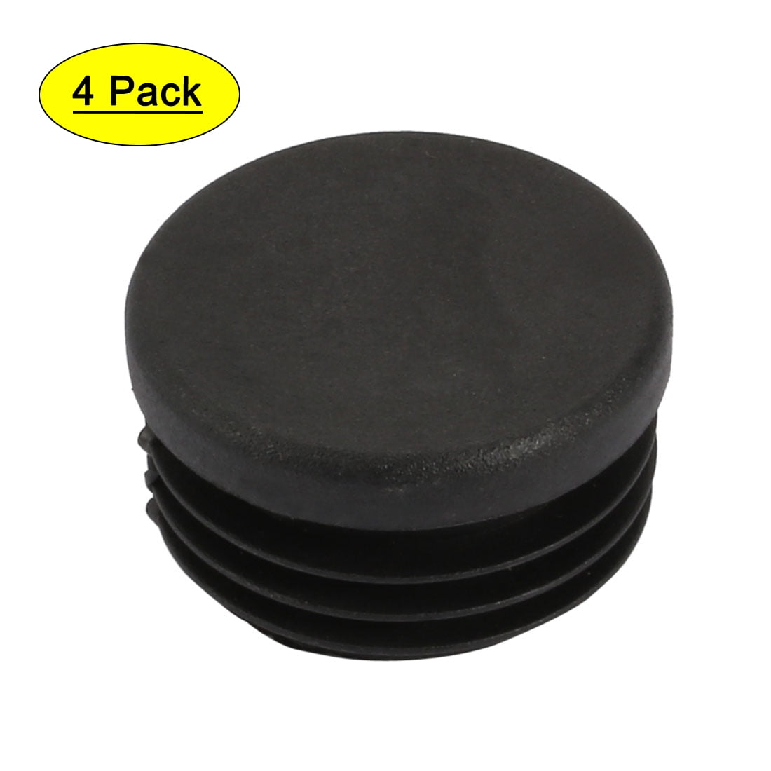 4Pcs Chair Table Leg Plastic Cap Round Tube Insert Fit 35mm Pipe Outer ...