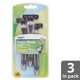 Equate Triple Blade Disposable Razors for Men, 3 count - Walmart.com