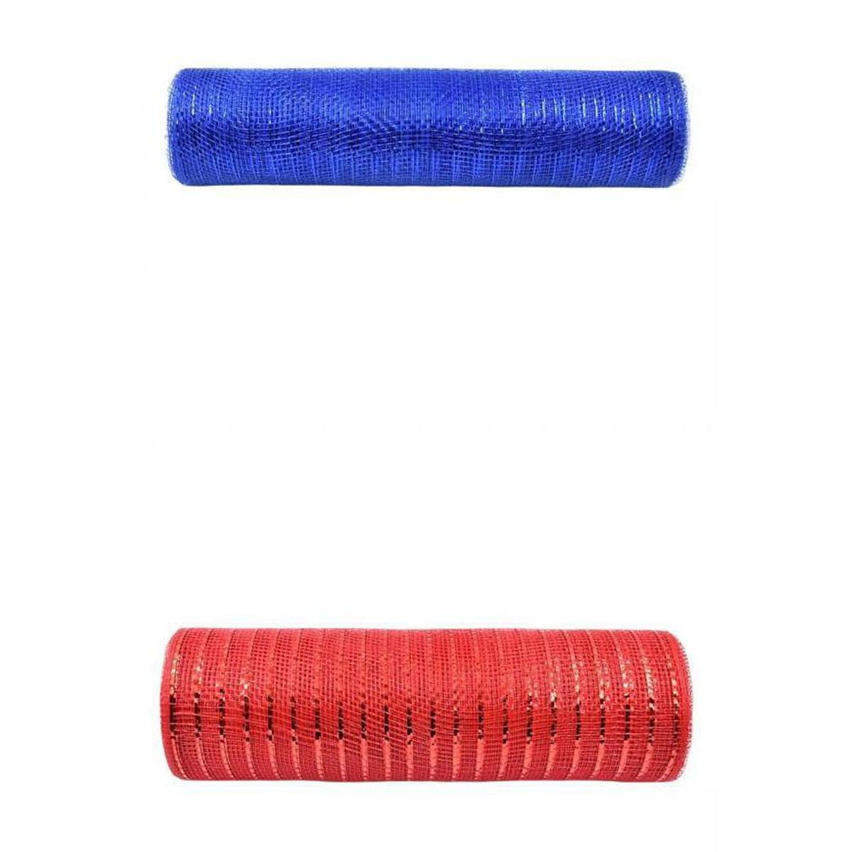 Click here for Rongfmy 2 Piece 10 Yards Poly Mesh Ribbon Foil Rol... prices