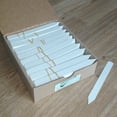 1000 6 x 5/8 White Plastic Plant Stake Labels Tags Pot Markers ...