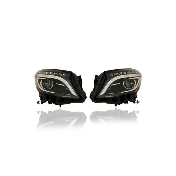 Headlight - DEPO Compatible/Replacement for '15-18 Mercedes-Benz GLA ...