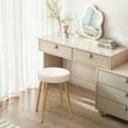 360° Swivel Vanity Stool, Vanity Chair Stools for Makeup Room, Round ...