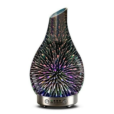 3D Firework Glass Vase Shape Aroma Diffuser Home With LED Light|Humidifiers | Walmart Canada