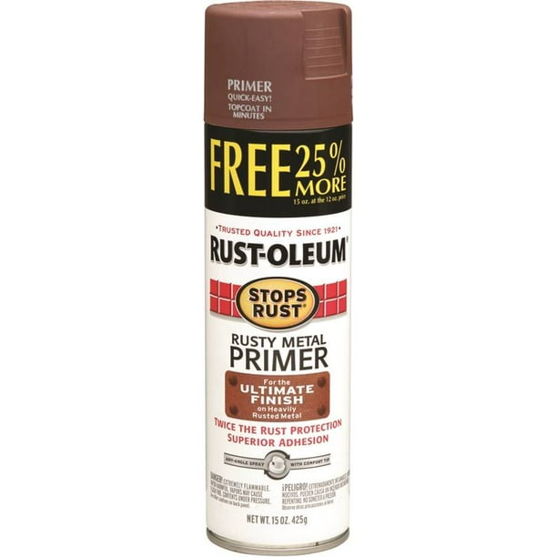Rust-Oleum Stops Rust Rusty Metal Primer, 25% Bonus - Walmart.com ...
