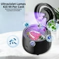 ENROSLU Ultrasonic UV Retainer Cleaner, Dental Cleaning Machine for ...