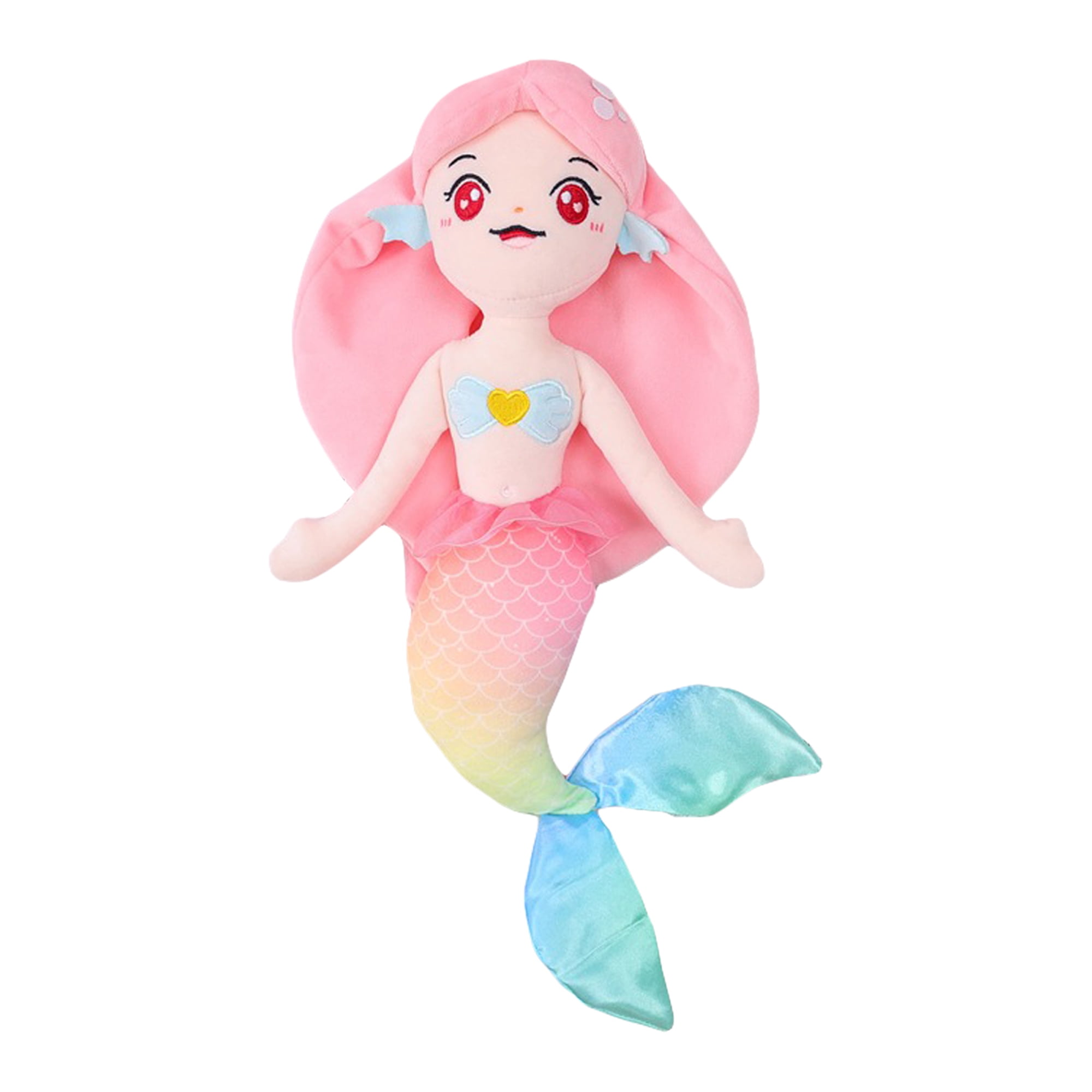 Sunloudy Cute Mermaid Plush Toy 8inch Soft Stuffed Sea Animal Adroable ...