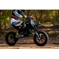 MotoTec Thunder 50cc 2-Stroke Kids Gas Dirt Bike Blue - Walmart.com