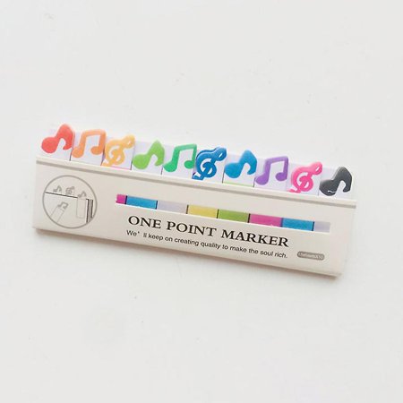 Color Adhensive Note Cute Page Flags Index Tabs School Office ...