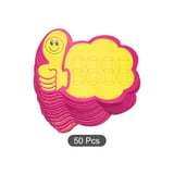Star Burst Thumb Signs Price Tags 3.5 x 2.8 Inch Pink Border Yellow ...
