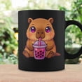 Capybara With Bubble Tea Boba Tea Cute Coffee Mugs - Walmart.com