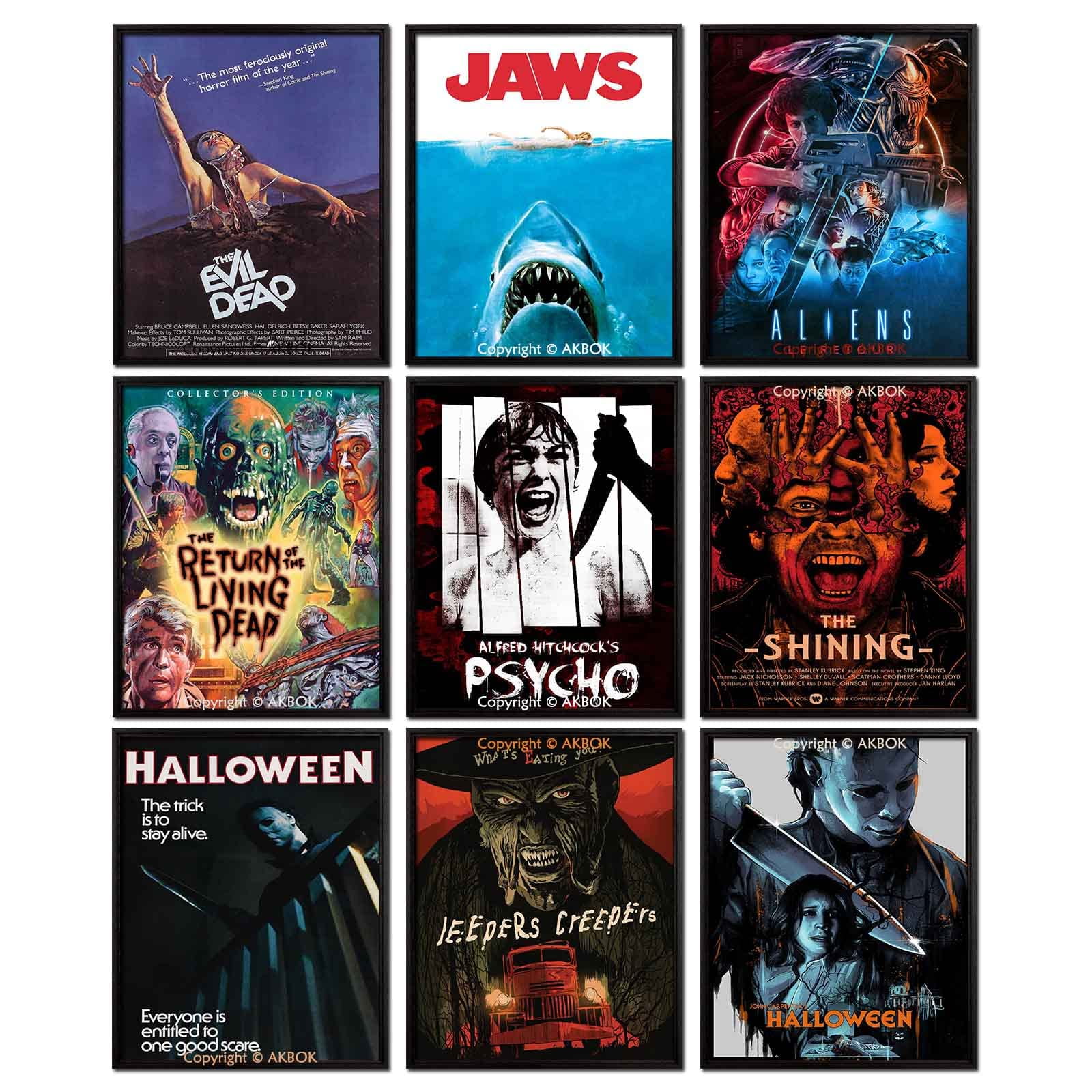 Horror Movie Poster Collage