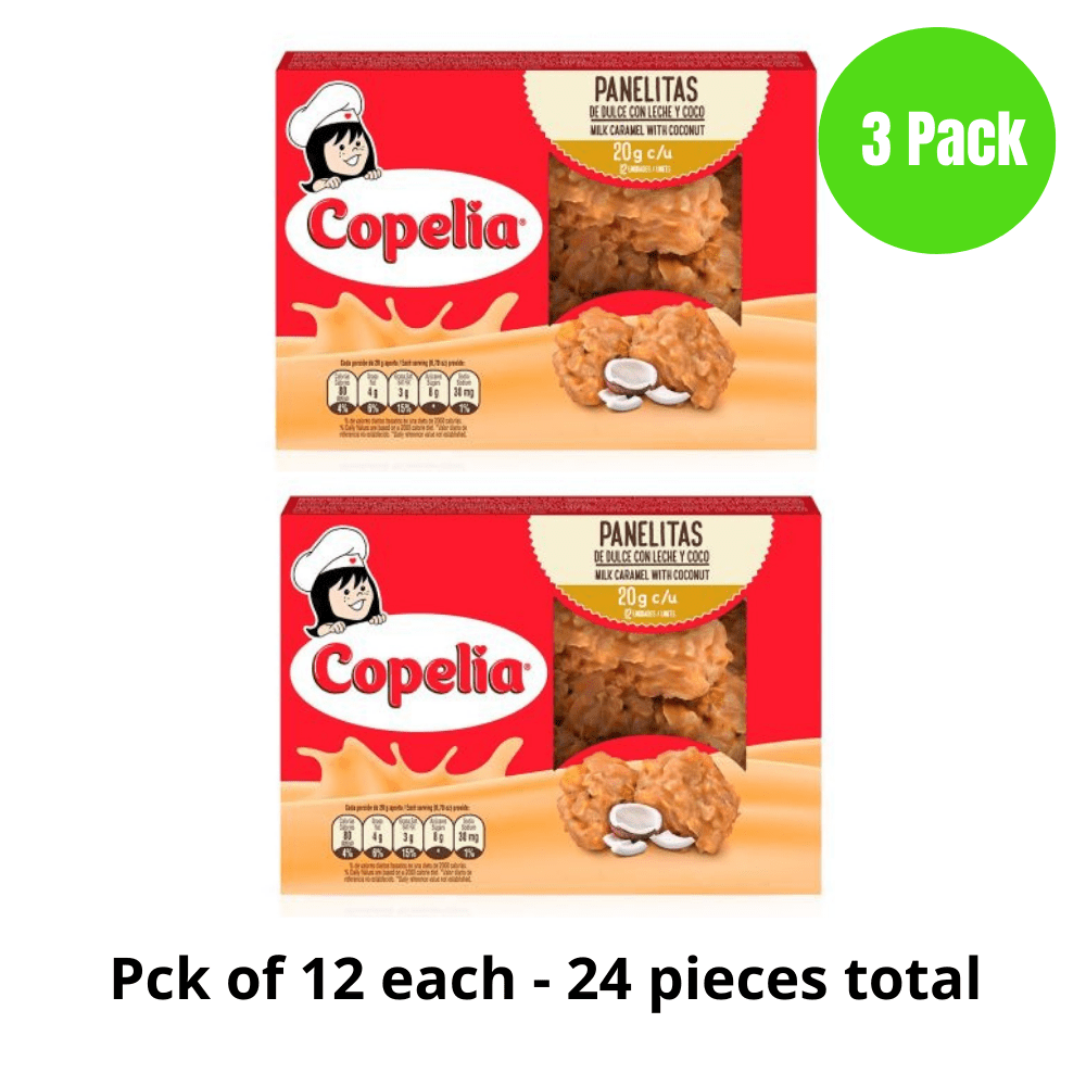 Panelitas Copelia (Pack of 2) 8.4 oz- Coconut Candy with a sweet Flavor ...