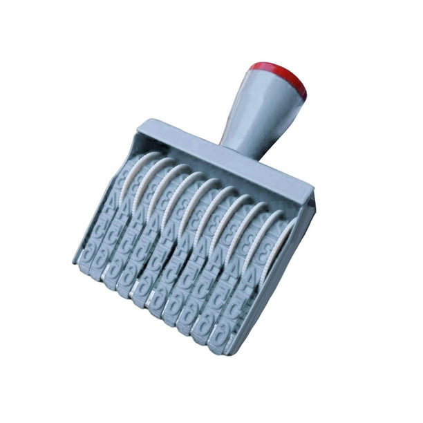 justharion Office Rubber Rolling Wheel Numbers Digital Numbering Stamp ...