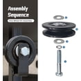 90040 Carriage Wheel Kit Fit for Tranzsporter TP400 TP250 LH200 LH2000 ...