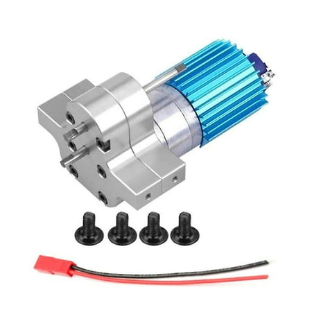 Speed Change Gear Box Metal Gearbox With 370 Brush Motor Anodizing ...