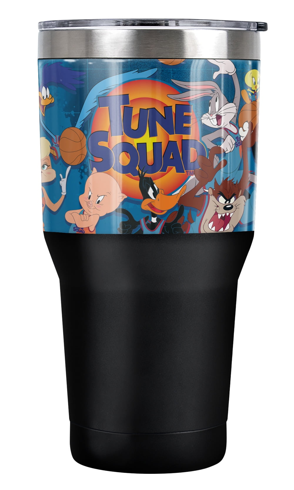 Space Jam Official Toon Squad Group 30 oz Travel Tumbler, Stainless ...