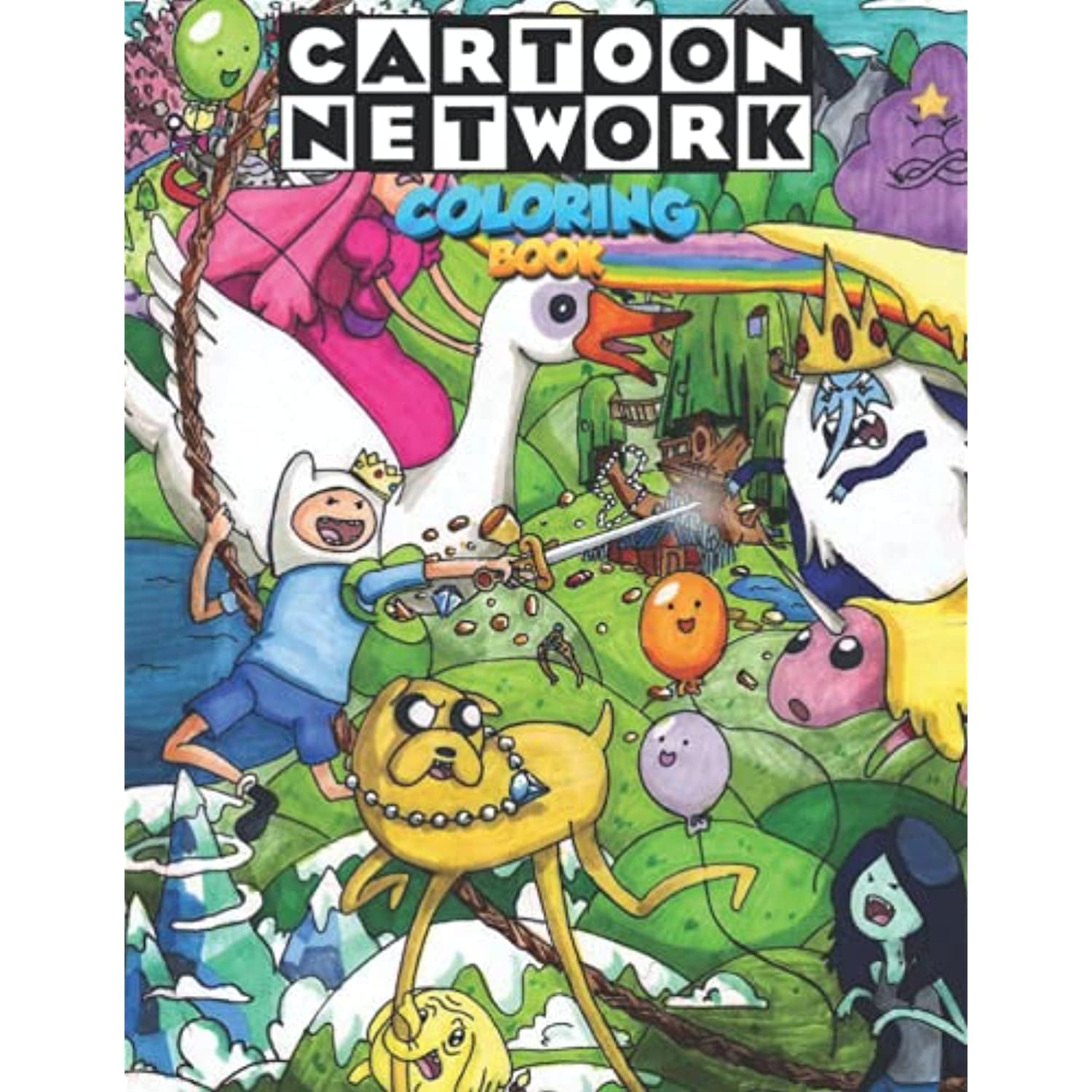 Cartoon Network Coloring Book: Great Gift For Kids Who Love Cartoon ...