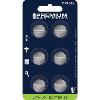 Panasonic CR1616 3V Coin Cell Lithium Battery, Retail Single Pack - Walmart.com